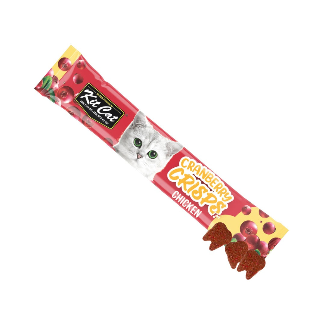 Buy Kit Cat Cranberry Crisps Chicken Box Cat Treats – Petz.ae